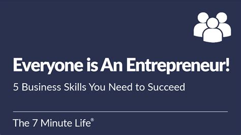 Live Webinar Everyone Is An Entrepreneur 5 Business Skills You Need