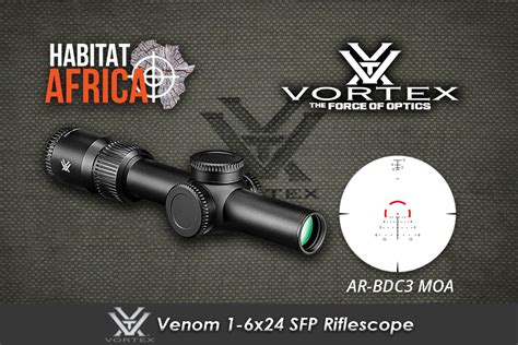 Vortex Venom 1 6x24 Sfp Riflescope Ar Bdc3 Moa Reticle