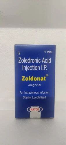 Zoledronic Acid Injection 4mg Packaging Type Box Packaging Size 1 Vial At ₹ 400 Vial In Mumbai