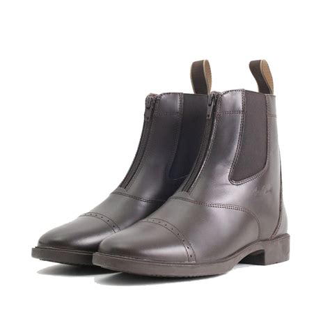 Mark Todd Adult Zip Toddy Jod Boots Brown First Choice Horse Supplies