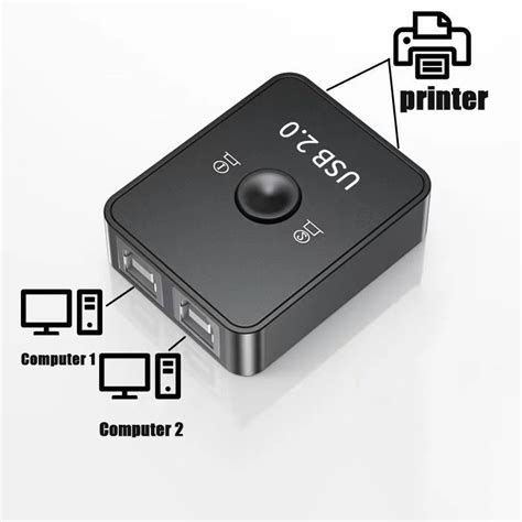Jual Printer Sharing Switch Printer Splitter Usb Switch Device For 2 Computers Connecting With 1