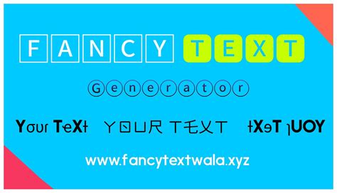 Fancy Text Generator