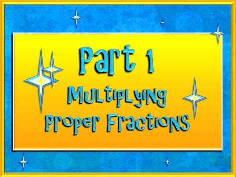 Simple Multiplying Fractions Powerpointpptx