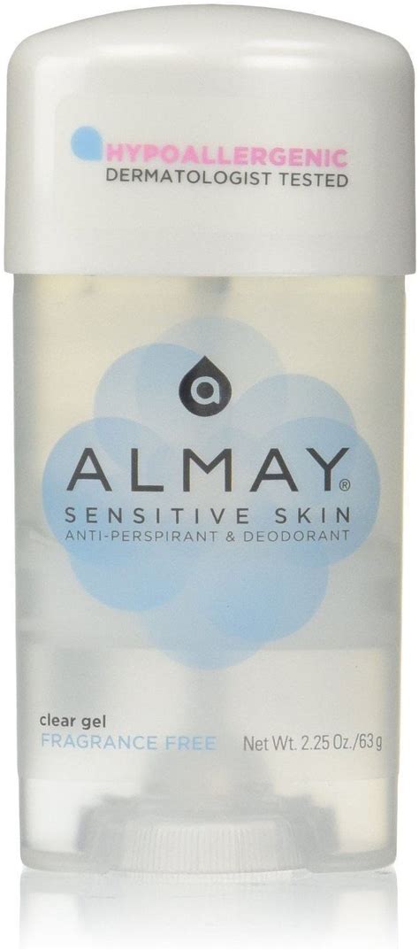 Pack Of 2 Almay Sensitive Skin Clear Gel Anti Perspirant And