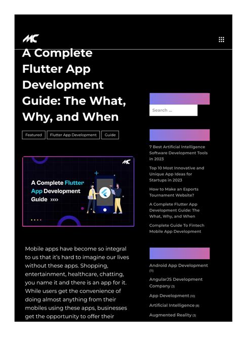 PPT A Complete Flutter App Development Guide PowerPoint Presentation ID