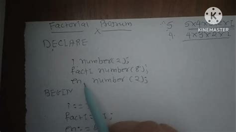 Factorial Program In Plsql Explain In Hindi Tswisdomworld Youtube