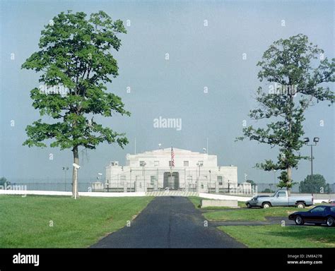 An Exterior View Of The Us Gold Bullion Depository Base Fort Knox