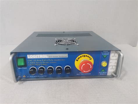 Used Logitrol Cnc Control Equipment Cnc 20 Amp Extra Duty 5 Axis Servo
