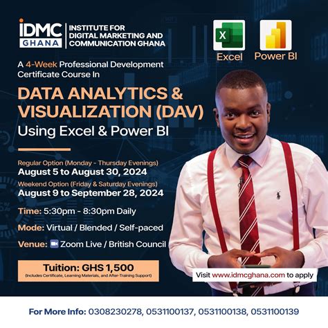 Data Analytics And Visualization Dav Institute For Digital Marketing And Communication Ghana
