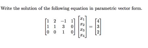 Solved Write The Solution Of The Following Equation In Chegg