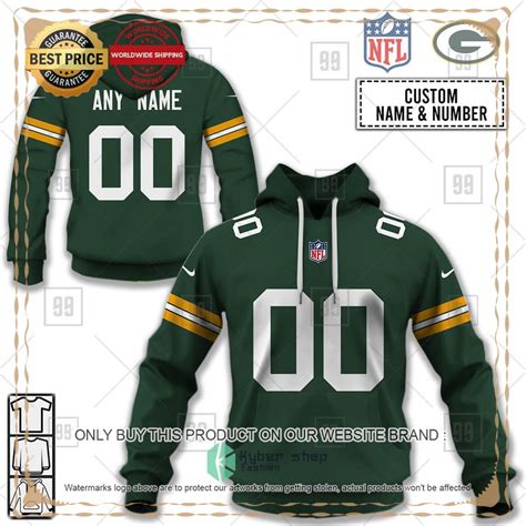 Personalized Nfl Green Bay Packers Home Jersey Shirt Hoodie Alienscustom