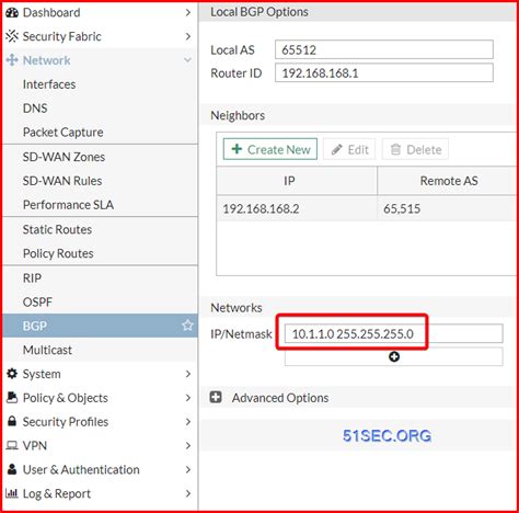 Fortigate Lab Bgp Over Ipsec Vti Web Gui And Cli Configuration 51