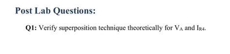Solved Figure 5 2 Superposition Technique Example 1 Start