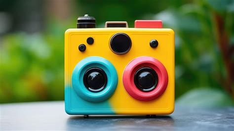 premium ai image a vibrant element object with colorful expressions