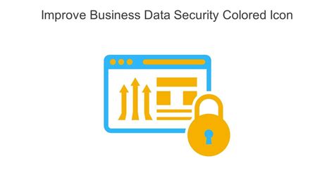 Improve Business Data Security Colored Icon In Powerpoint Pptx Png And Editable Eps Format PPT
