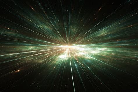 Directional Movement Of Electrically Charged Particles Stock