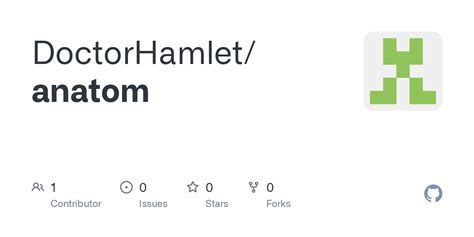 GitHub DoctorHamlet Anatom