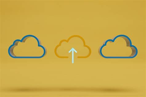 premium photo uploading information to the cloud storing information