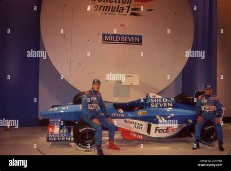 Motorsports F1 Racing Drivers Austrian Alexander Wurz And Italian