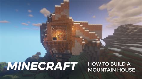 Minecraft Tutorial How To Build Mountain House 1 Youtube
