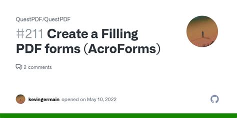 create a filling pdf forms acroforms · issue 211 · questpdf questpdf · github