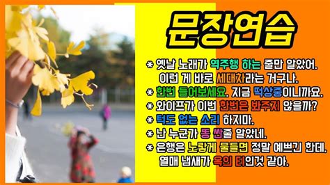 문장연습 영어 스피킹을 잘 하고 싶다면 영어로 말하는 연습을 정말 많이 해야 합니다 영어 영어로 영어회화 영어공부 Youtube