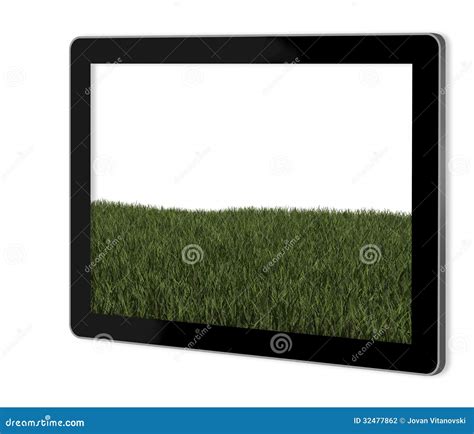 Perfect Grass Stock Illustration Illustration Of Tablet 32477862