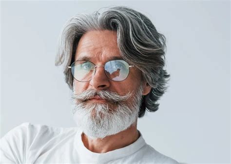 23 Hairstyles For Older Men That Look Great With Beards