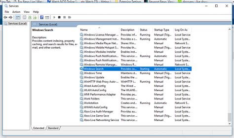 Indexing Service Was Off Nothing Indexed So Told It Rebuild But