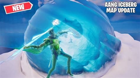 Fortnite New Aang Iceberg Map Update Youtube