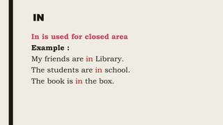 Prepositions English Grammar Topic Pptx