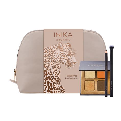 Inika Cheetah Eyeshadow Set White Earth