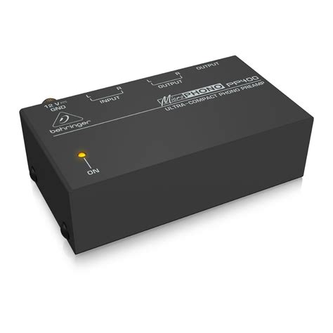 Behringer Pp400 Microphono Preamplificatore Per Giradischi Riaa Phono Pre