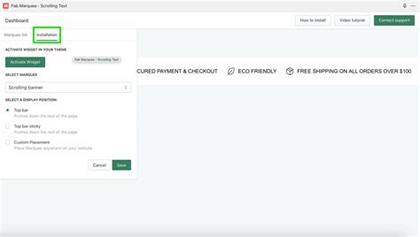 How To Add Scrolling Announcement Bar With Icons To Shopify Easy