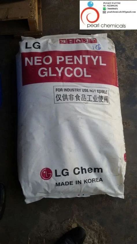 Neopentyl Glycol 25 Kg Bag 99 At ₹ 114 Kg In Mumbai Id 2854950162312
