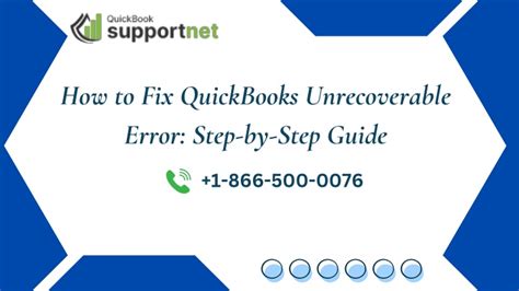 Ppt How To Fix Quickbooks Unrecoverable Error Step By Step Guide