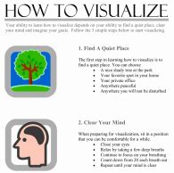Visualize Your Goal