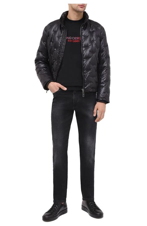 Мужская черная пуховая куртка Emporio Armani купить в интернет магазине ЦУМ арт 6h1bm2 1nlxz