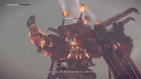 니어 오토마타 공장지역 합체로봇 엥겔스 보스전 Youtube