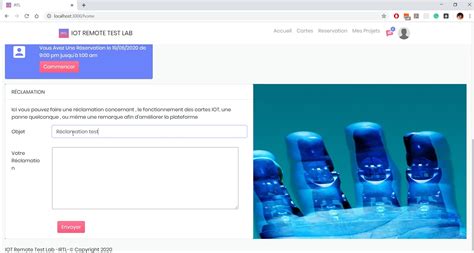 Github Yasminechaabene Irtl Iot Remote Test Lab Iot Application Is A Platform Dedicated To