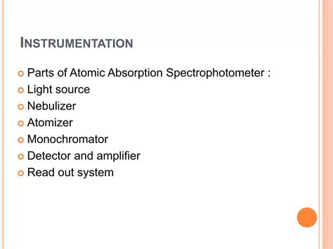 Atomic Absorption Spectroscopy Pptx