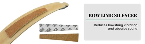 Oubert Archery Bow String Silencers Kit Fur Bow Arrow Rest
