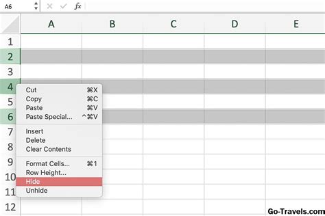ซ่อนและยกเลิกการซ่อนคอลัมน์แถวและเซลล์ใน Excel ทำอย่างไร 2025