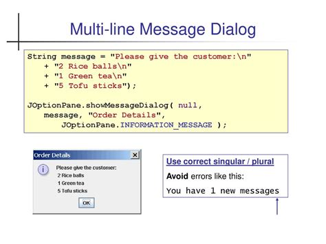 Showmessagedialog How To Create Popup Menu In Java Swing