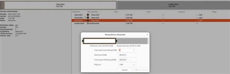 Why Cant I Resize The Partition With Gparted Rlinuxquestions