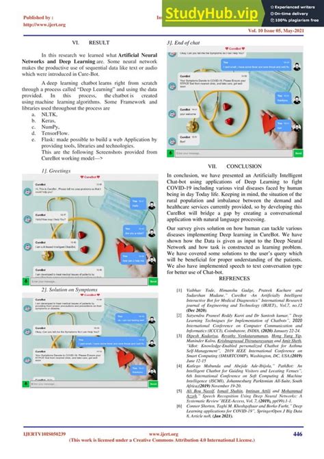 A Chatbot For Medical Purpose Using Deep Learning Pdf