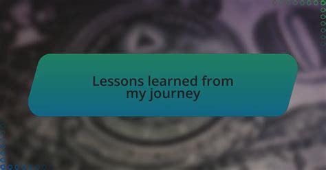 My Journey In Insurance Risk Assessment