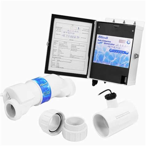 Xtremepowerus 15 000 Gal In Ground Pool Salt Water Chlorine Generator Chlorinator System With