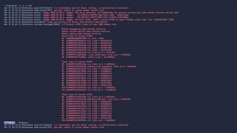 How To Check System Boot And Shutdown Logs Kernel Boot Graphics Hardware EndeavourOS