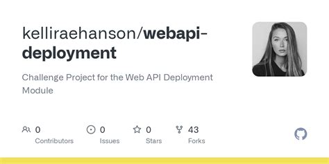 GitHub Kelliraehanson Webapi Deployment Challenge Project For The Web API Deployment Module
